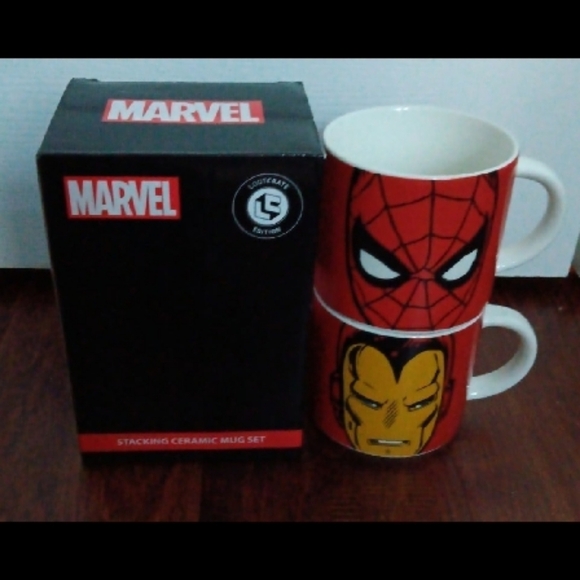 Marvel | Kitchen | Marvel Loot Crate Ceramic Mug Set Spiderman And Iron ...